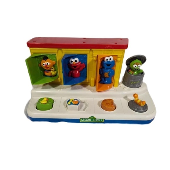 Sesame Street | Toys | Vintage Sesame Street Pop Up Poppin Pals Musical ...